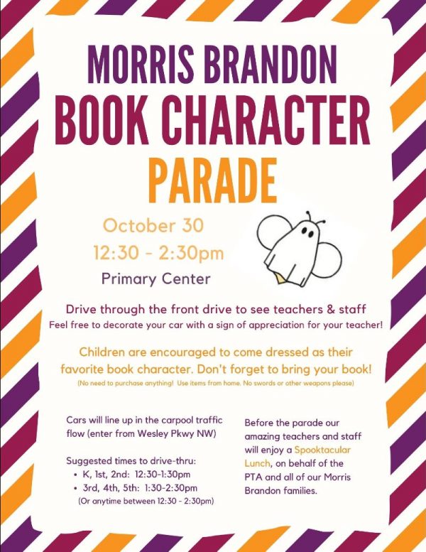 Book Character Parade! – Morris Brandon Elementary School