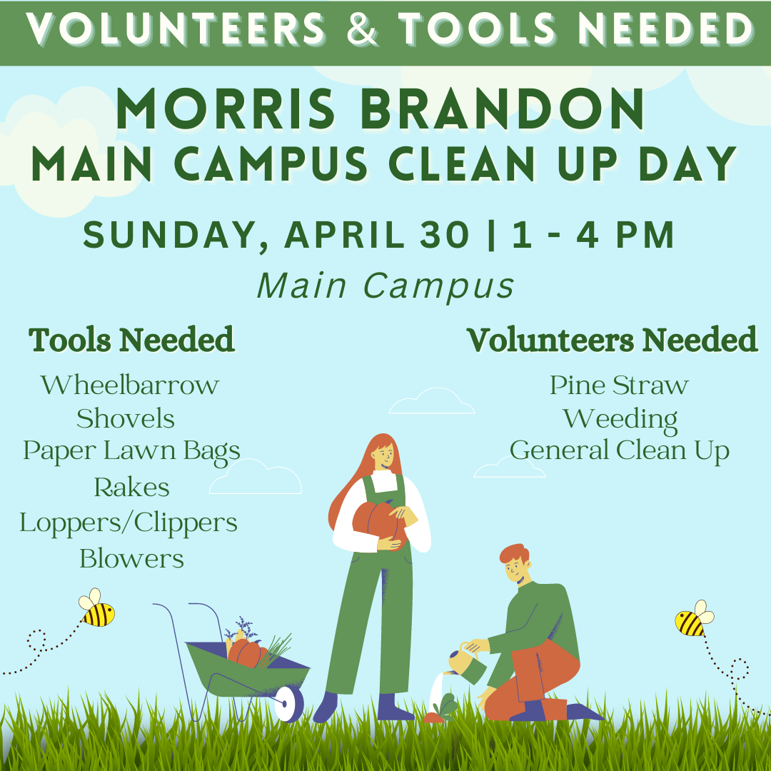 Main Campus Clean Up Day! – Morris Brandon Elementary School